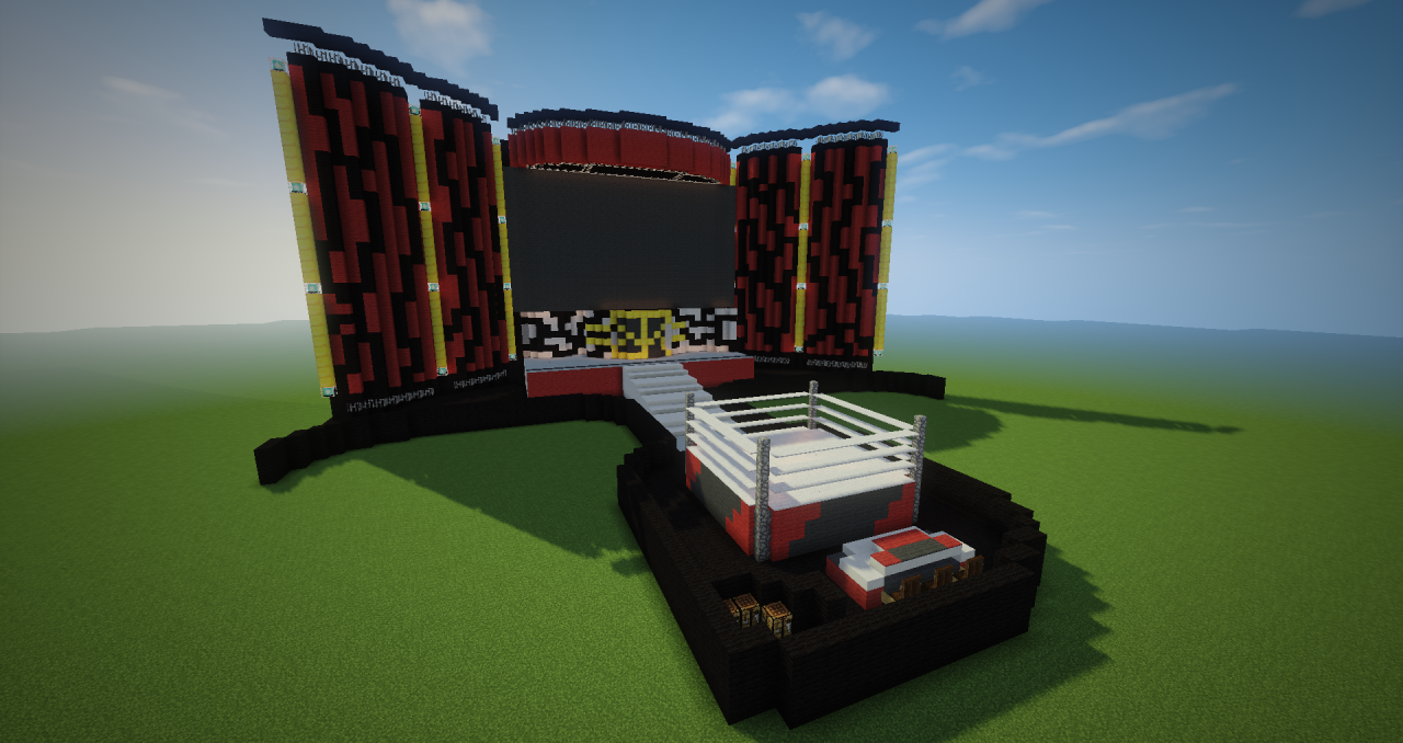 WWE Seth Rollins Stage (2015) Minecraft Map