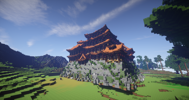 Epic Asian castle! Minecraft Map