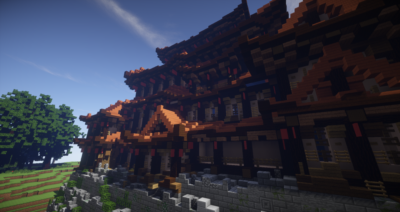 Epic Asian castle! Minecraft Map