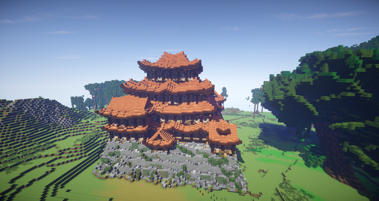 Epic Asian castle! Minecraft Map