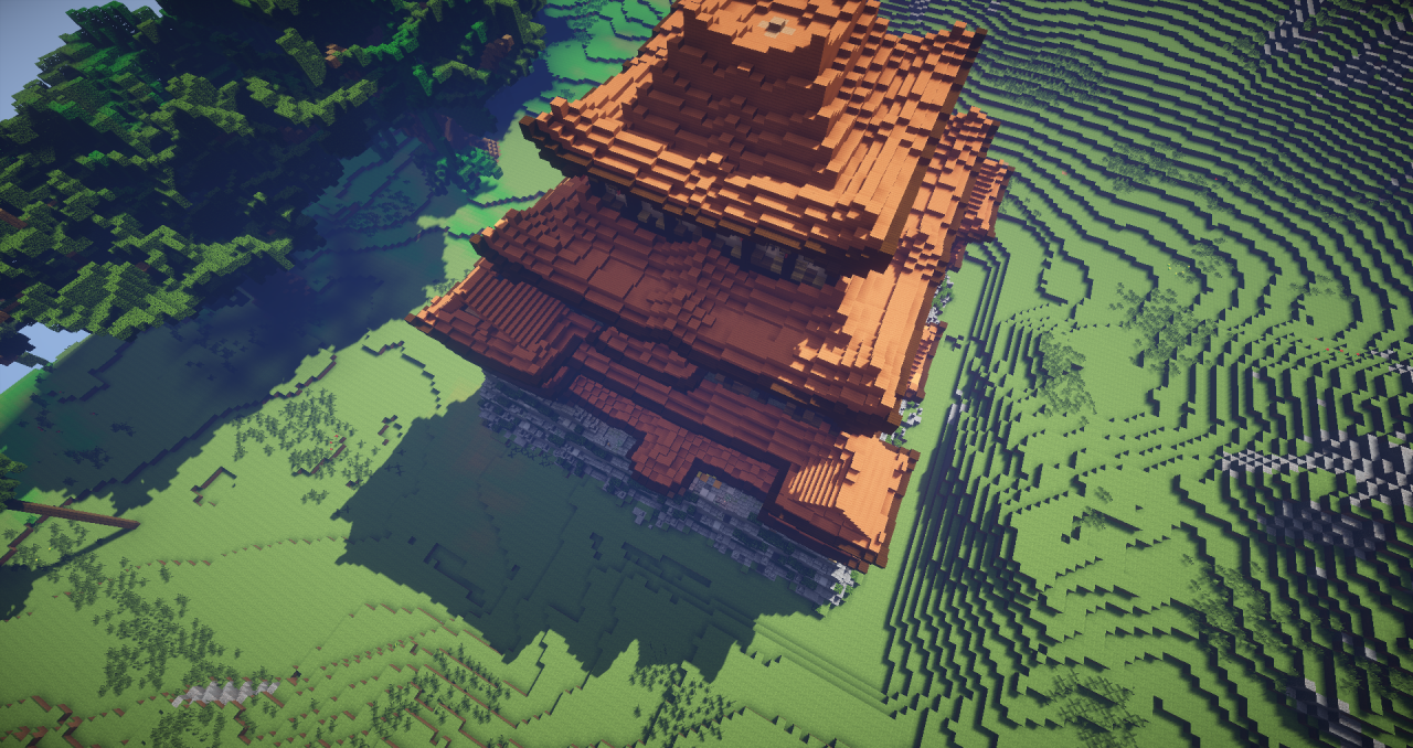 Epic Asian castle! Minecraft Map