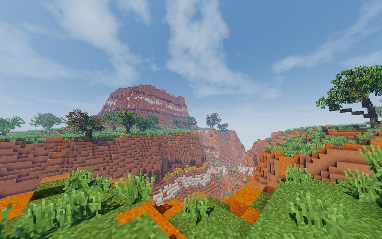 Green Grande Mesa Minecraft Map