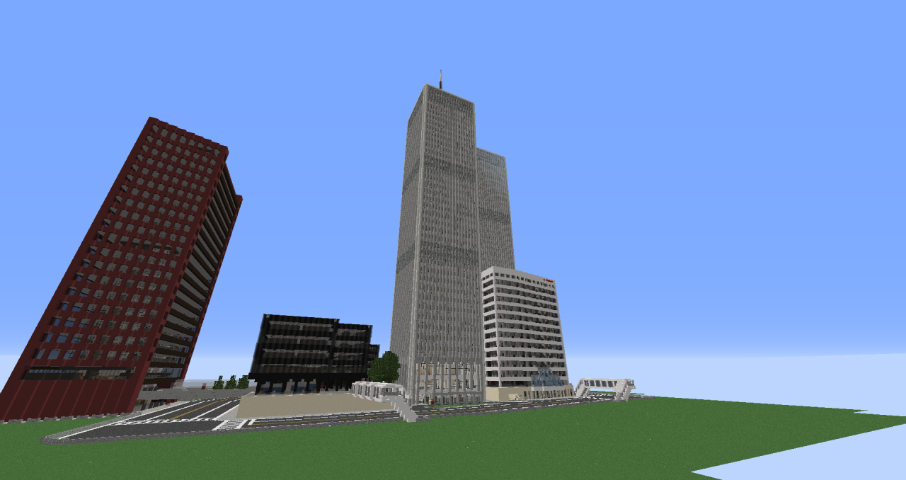 Original World Trade Center Complex Minecraft Map