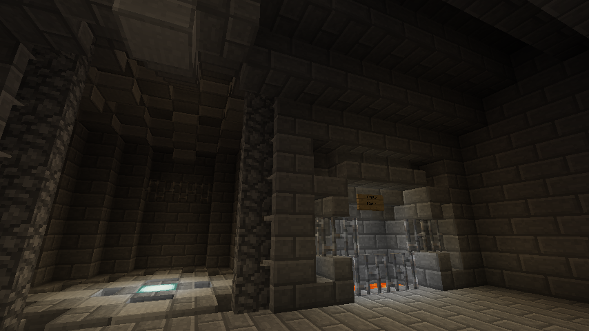 PrisonMine 1.9 with few statues Minecraft Map