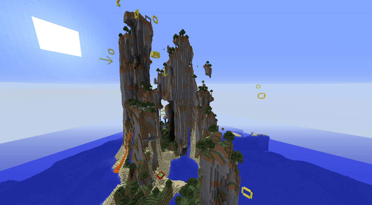 Awesome Elytra Race 1.9 Minecraft Map