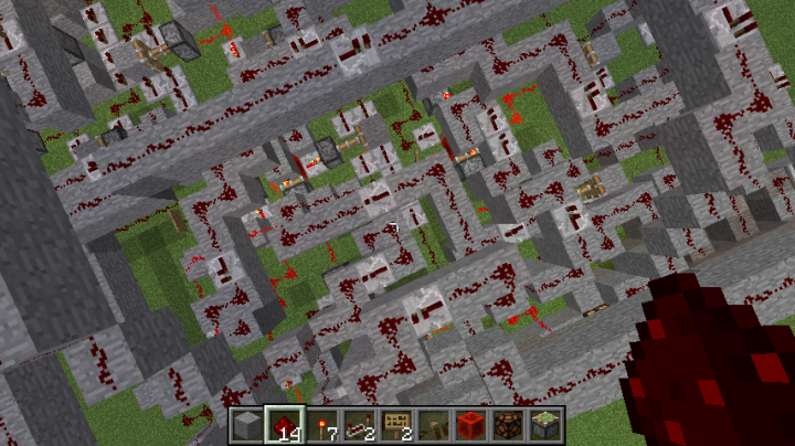 4 bits and 2 bits computers completly of redstone Minecraft Map