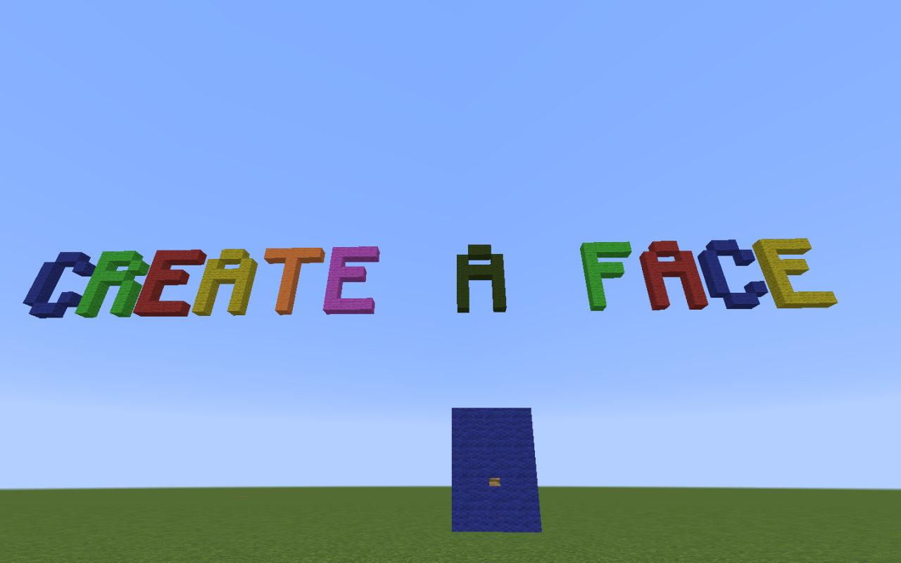 Create a Face Minecraft Map