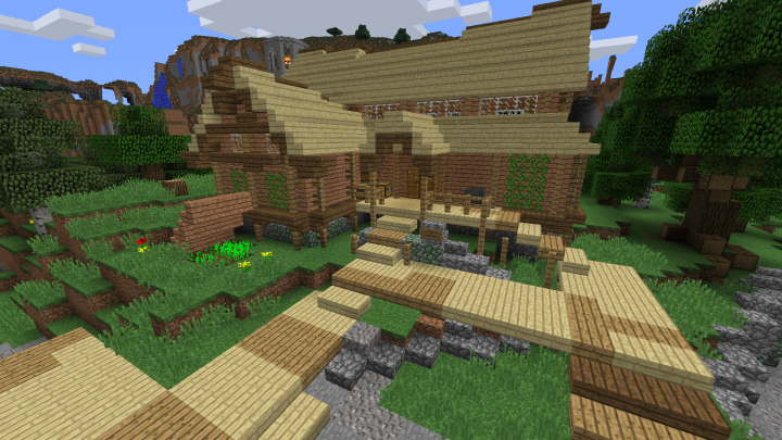 2012 Skyrim Minecraft Map