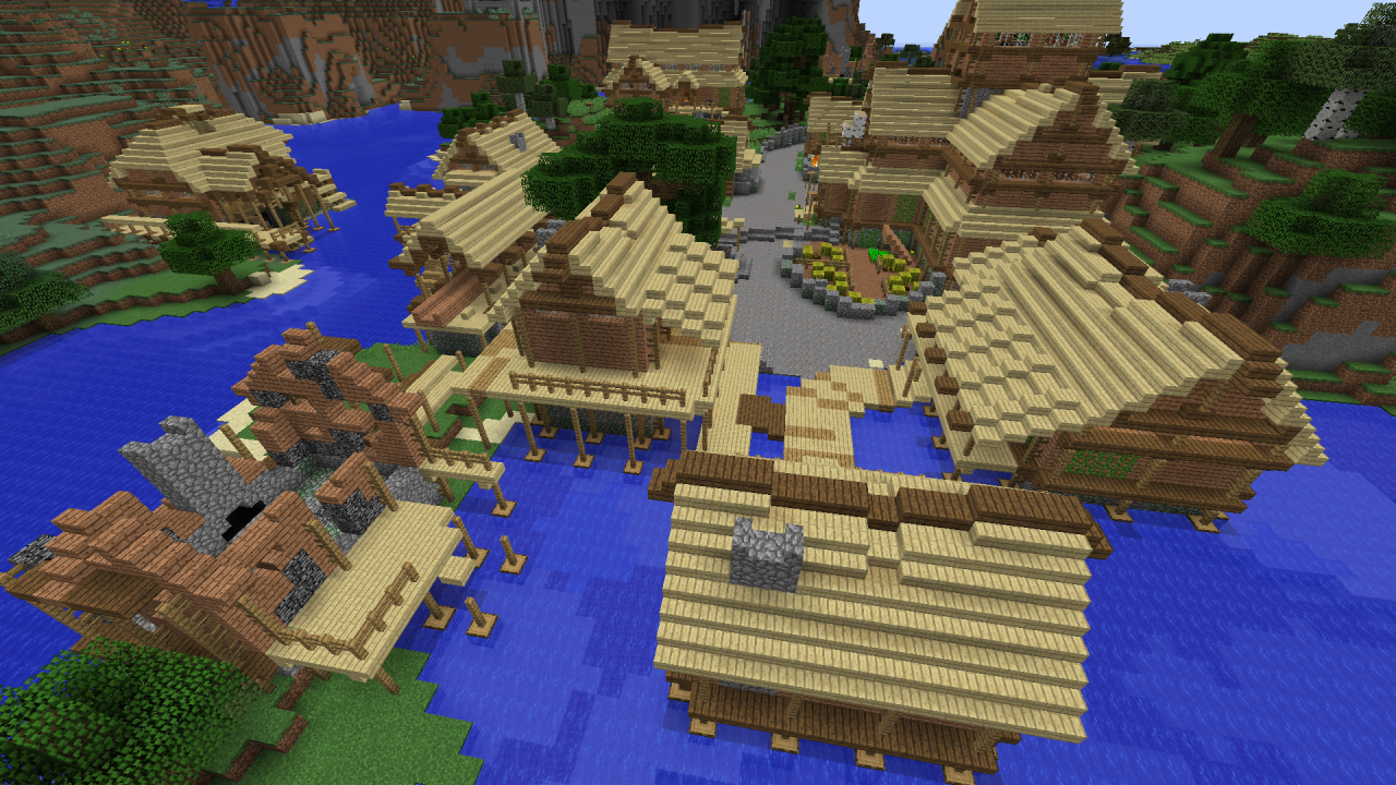 2012 Skyrim Minecraft Map