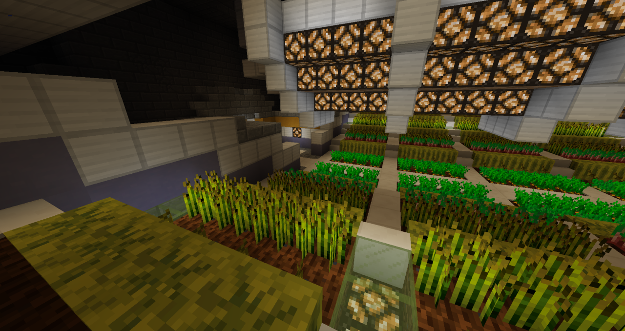 Vault Hydroponics Tile Set Minecraft Map