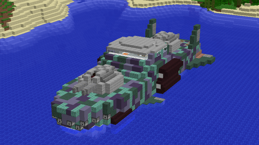 Piranha Class Torpedo Boat Destroyer Minecraft Map