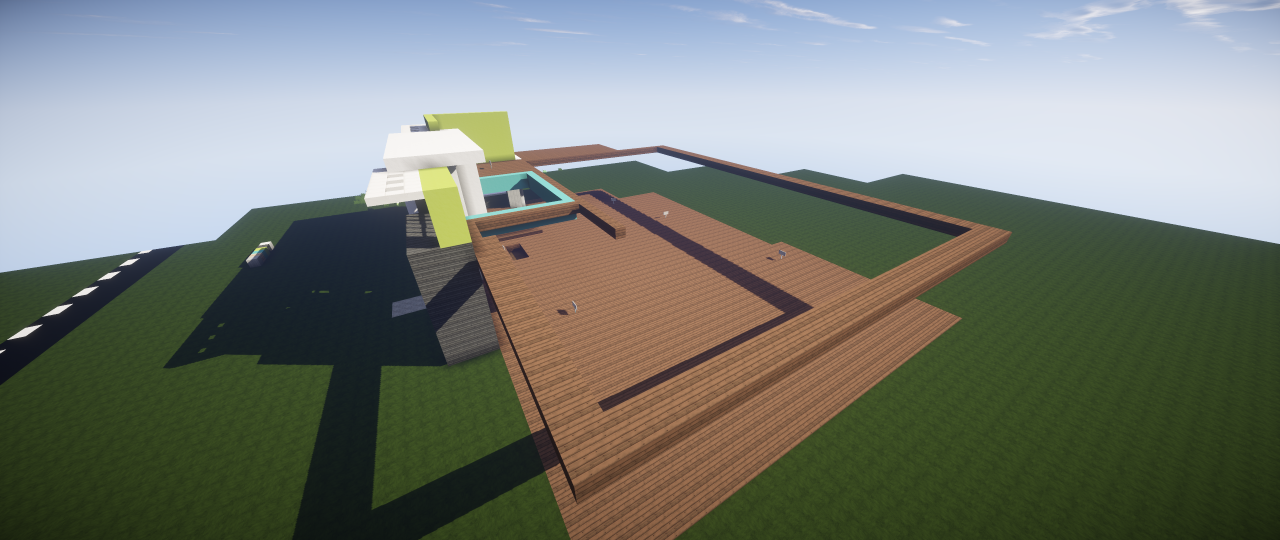 Modern House Series #3 "Color Splash" Minecraft Map