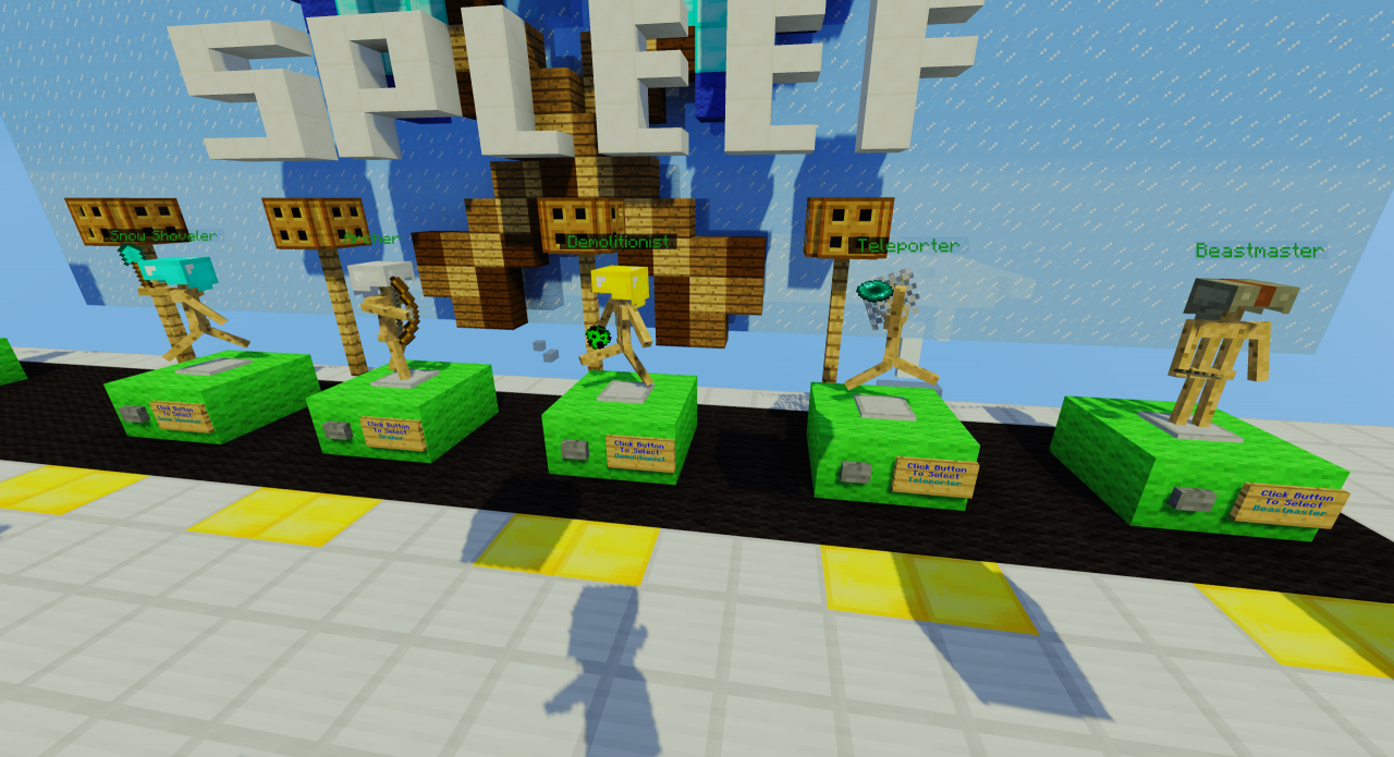 [18/1.9] Kit Spleef - Minecraft Minigame! Minecraft Map