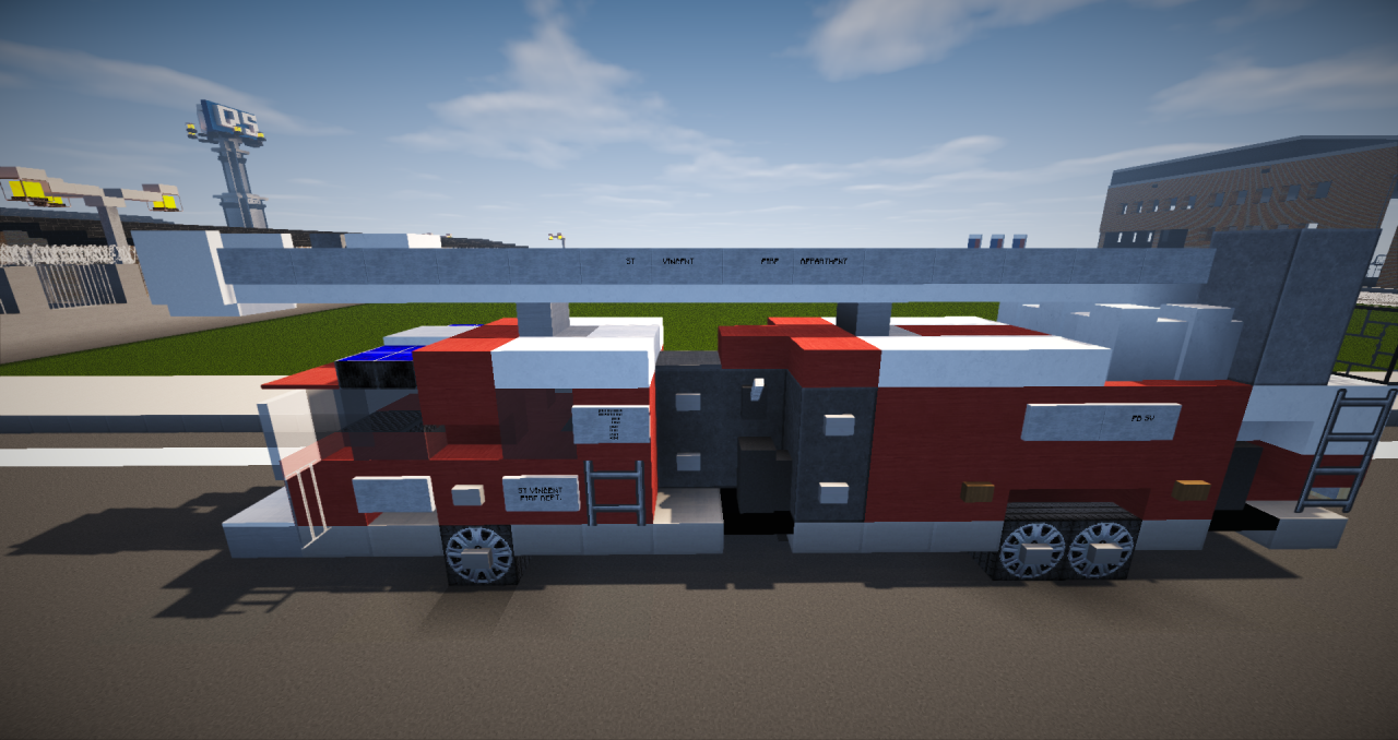 Vehicle - Ladder Engine Minecraft Map