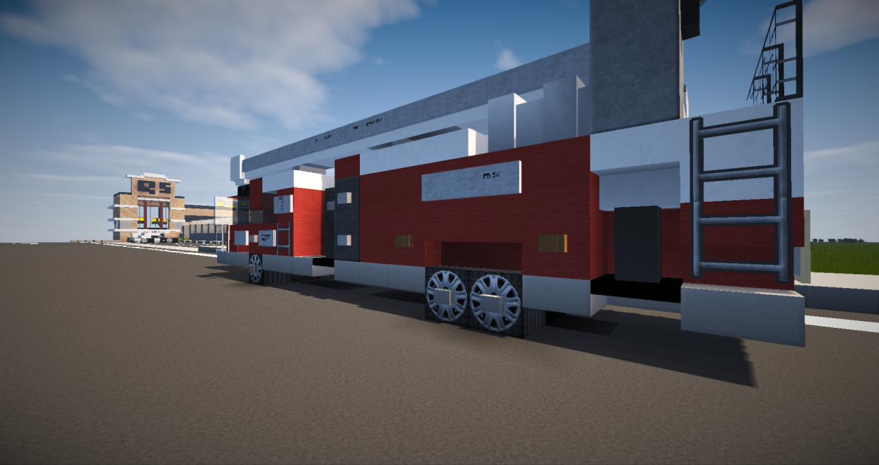 Vehicle - Ladder Engine Minecraft Map