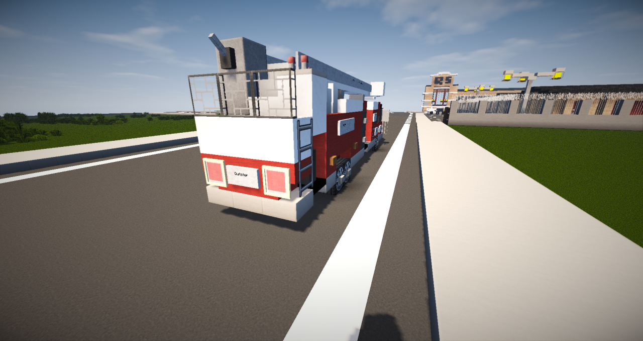 Vehicle - Ladder Engine Minecraft Map