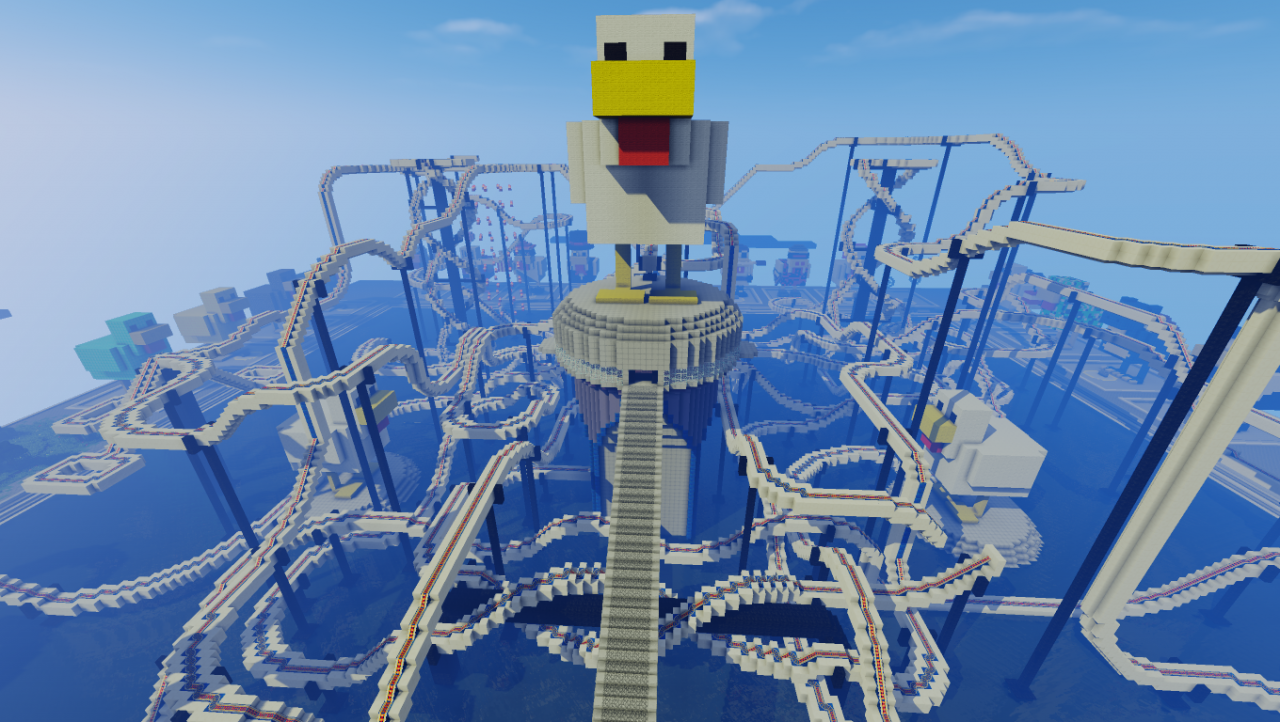 The EpiChicken Rollercoaster Minecraft Map