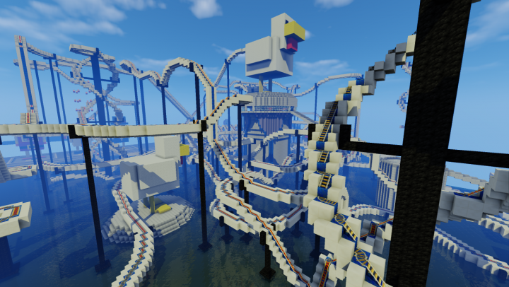 The EpiChicken Rollercoaster Minecraft Map