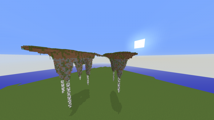 Simple Floating Island Terrain Minecraft Map