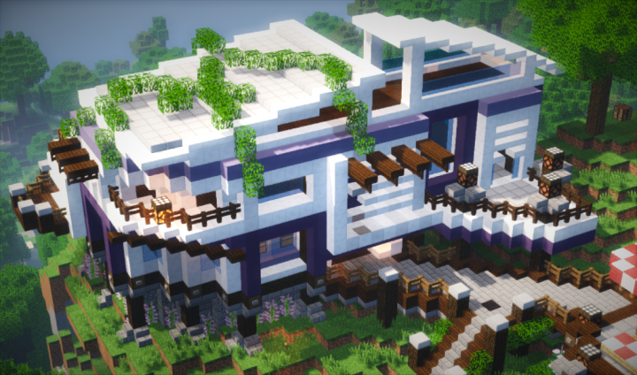 Cat's Modern Survival Home Minecraft Map