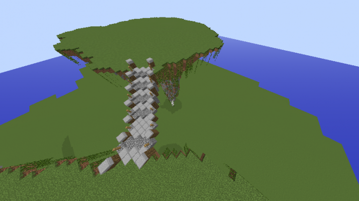 Simple Floating Island Terrain Minecraft Map