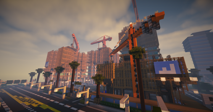 Ashfield Construction Site Minecraft Map