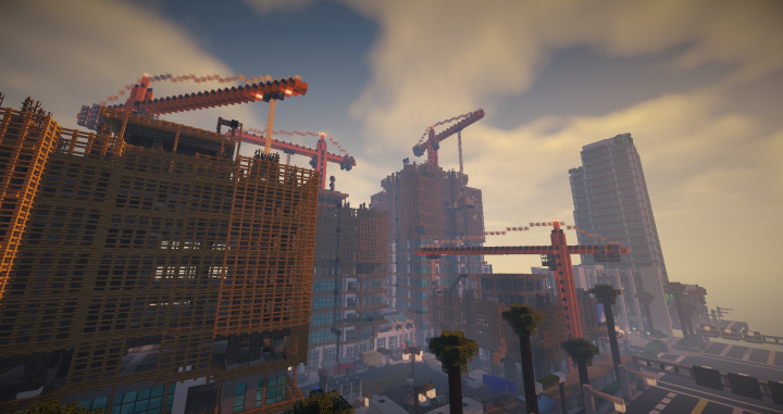 Ashfield Construction Site Minecraft Map