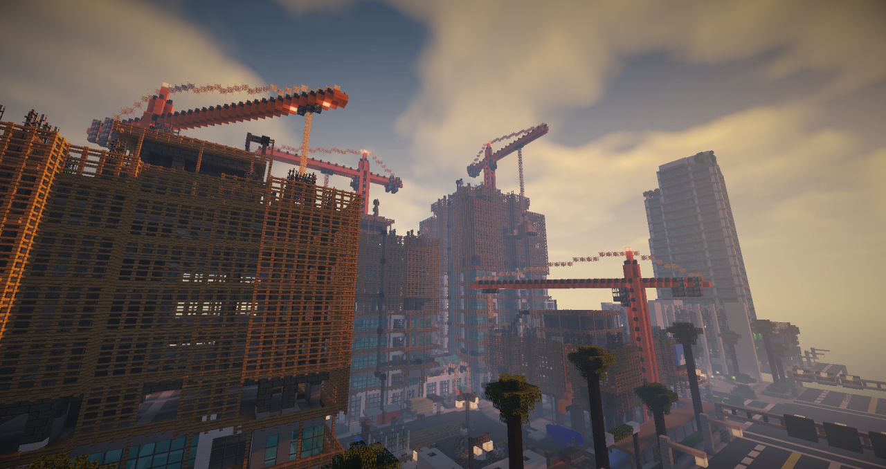 Ashfield Construction Site Minecraft Map
