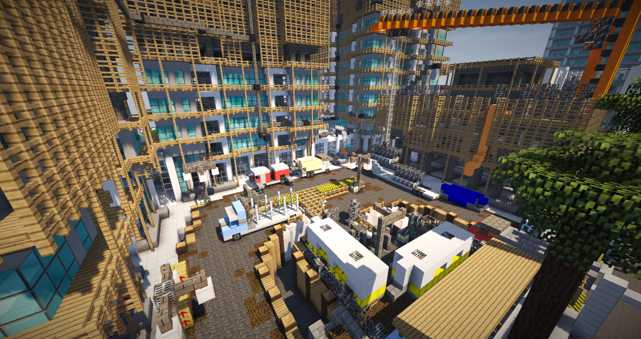Ashfield Construction Site Minecraft Map