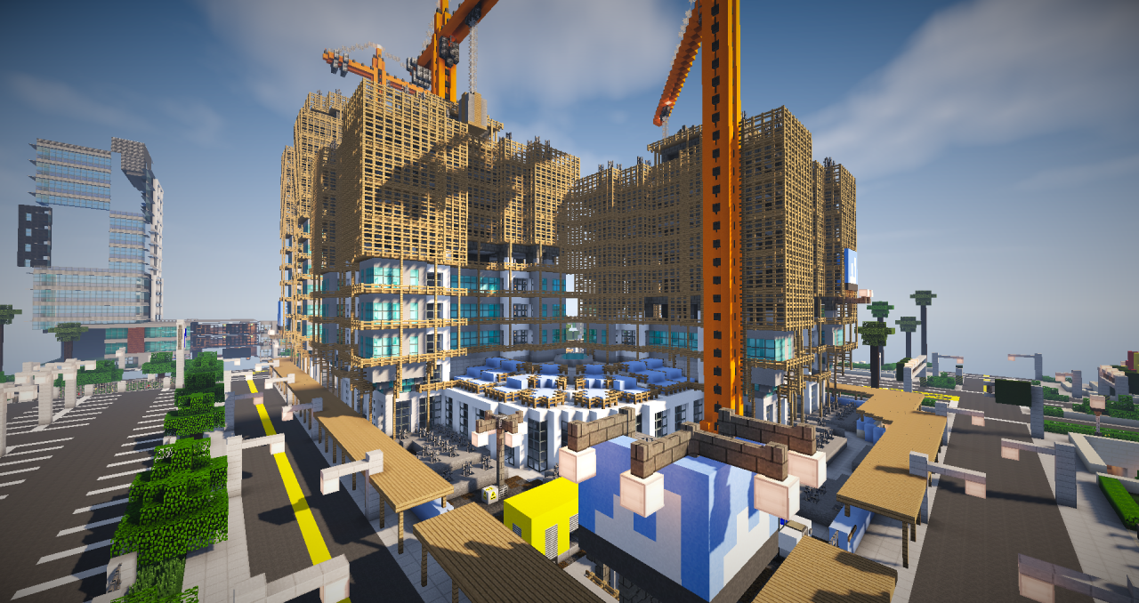 Ashfield Construction Site Minecraft Map