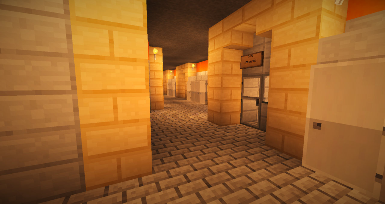 Clinton Modern Highschool Minecraft Map