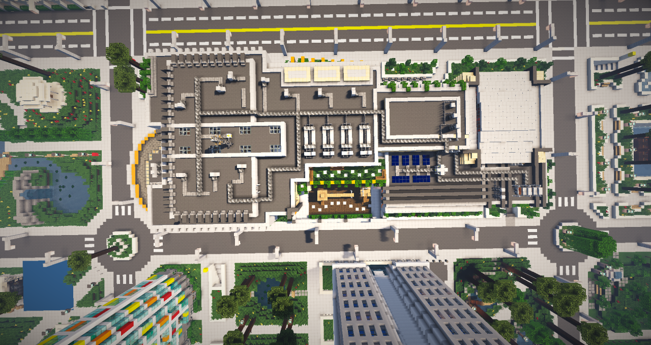 Clinton Modern Highschool Minecraft Map