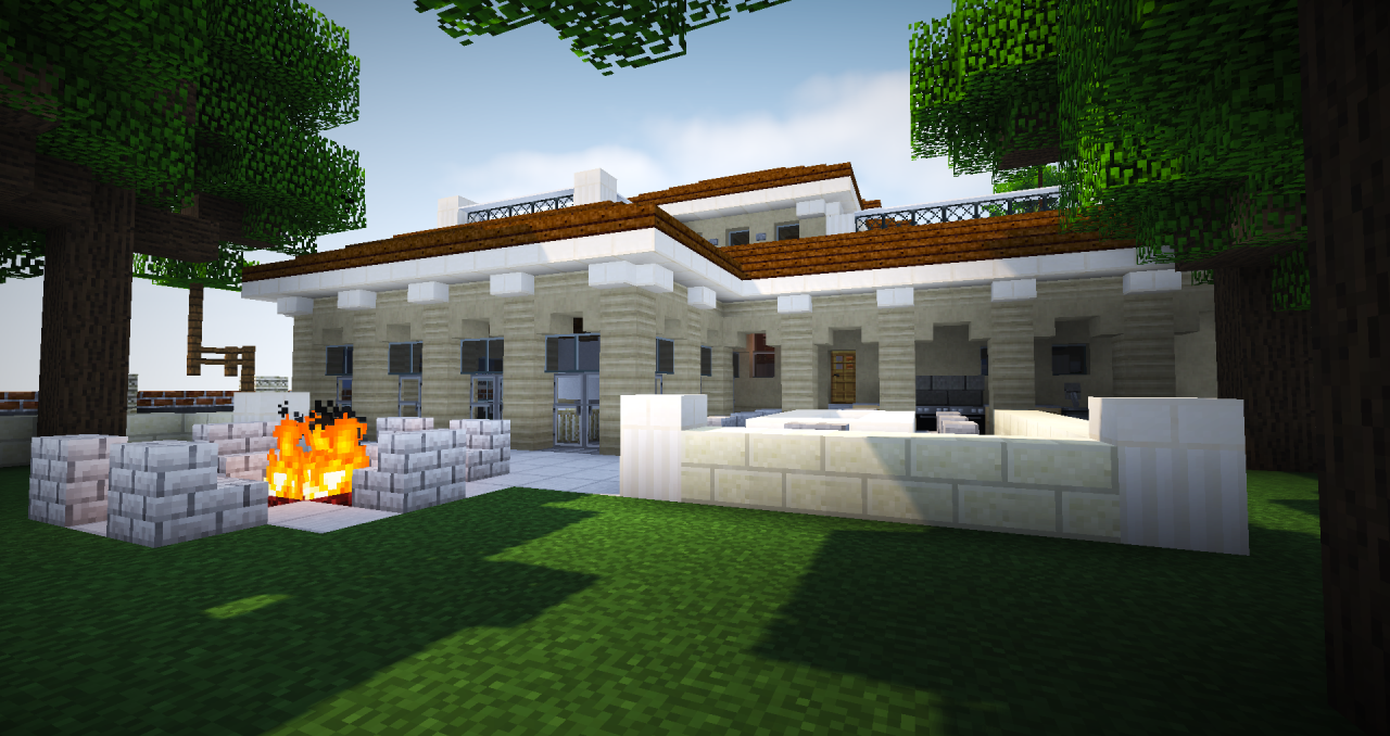 Mediterranean Mansion Minecraft Map