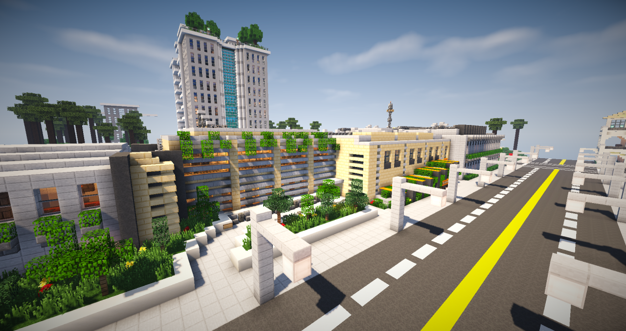 Clinton Modern Highschool Minecraft Map
