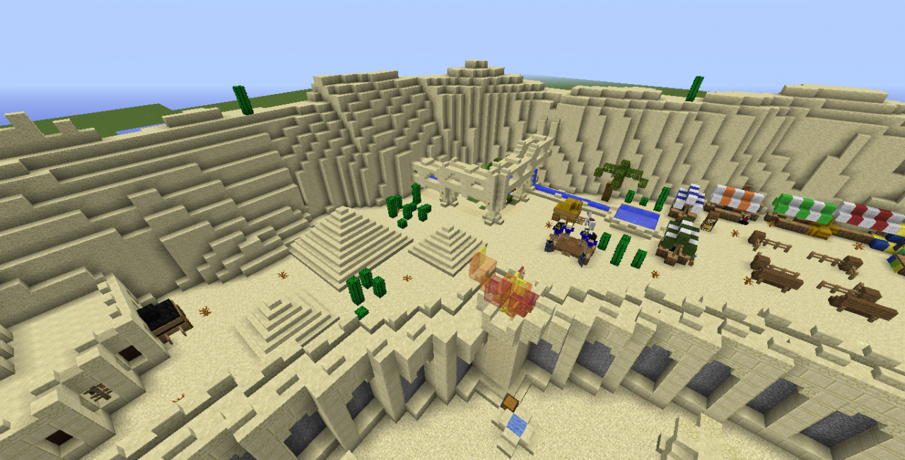 Desert Arena Minecraft Map