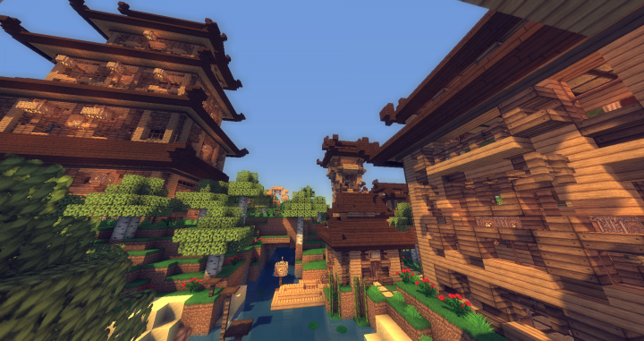 Japanese Style Village [Terra Lacus] Minecraft Map