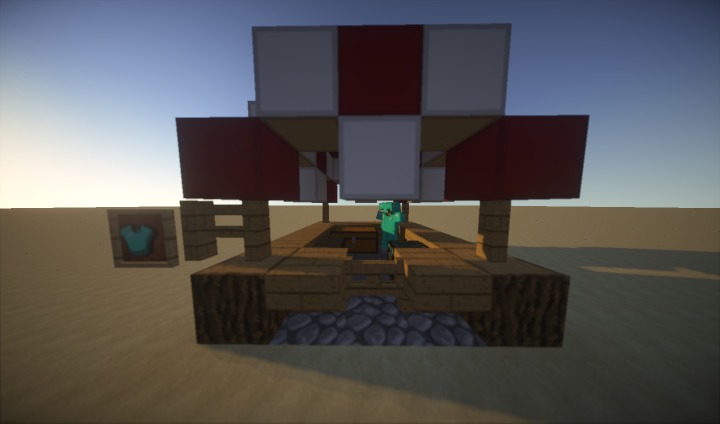 -=Medieval Market Booth=- Minecraft Map