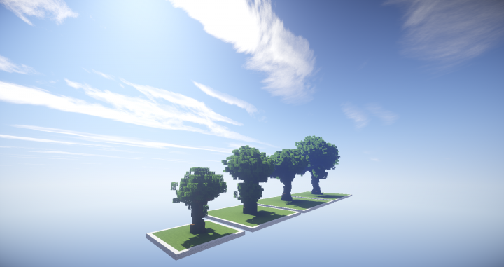 Custom tree pack #1 Minecraft Map