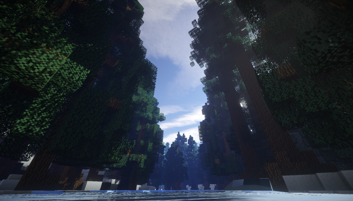 Snowy Woodlands Minecraft Map