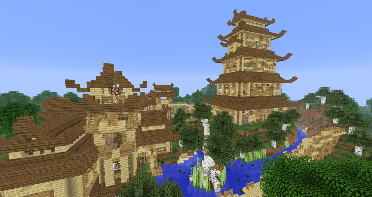 Japanese Style Village [Terra Lacus] Minecraft Map