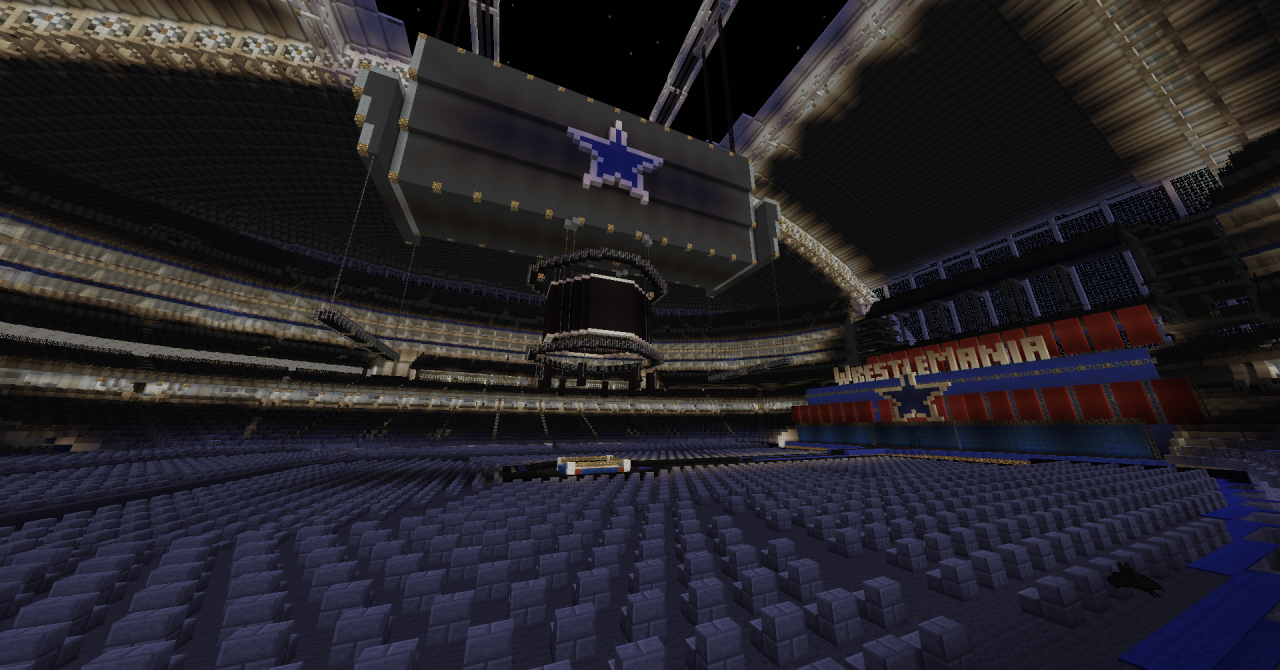 Wrestlemania 32 : AT&T Stadium Minecraft Map