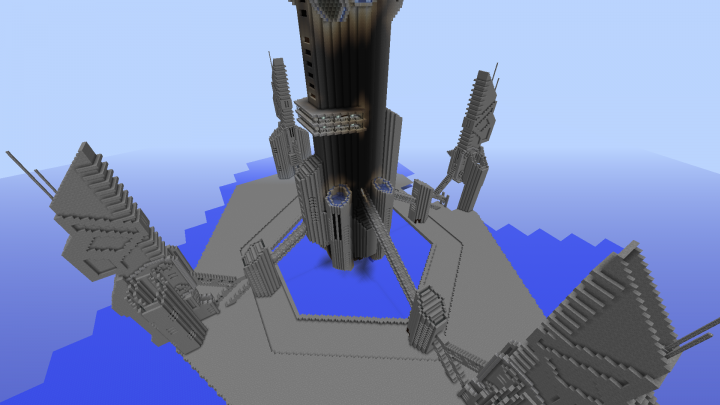 Stargate Atlantis Central Tower 2.0 Minecraft Map