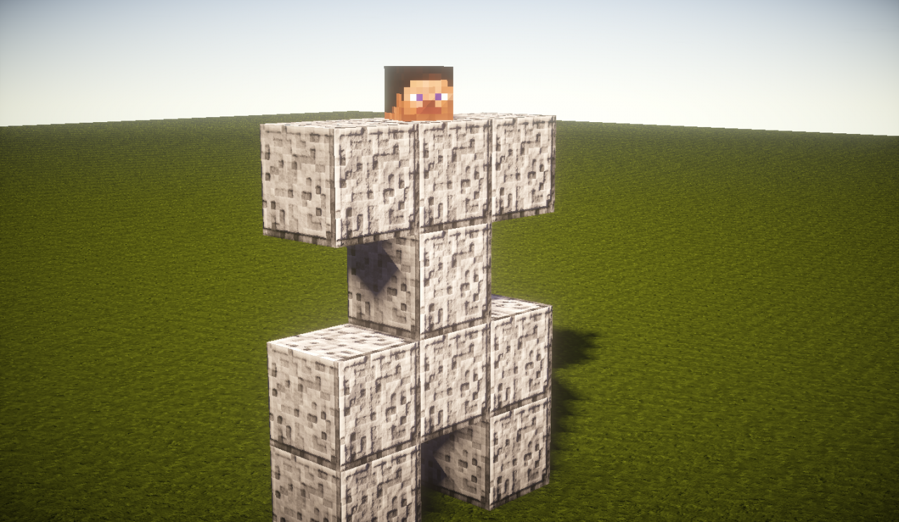 My first human organic Minecraft Map