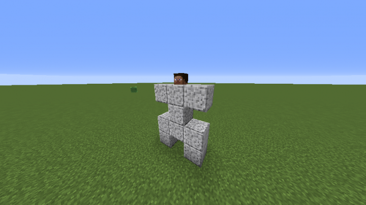 My first human organic Minecraft Map