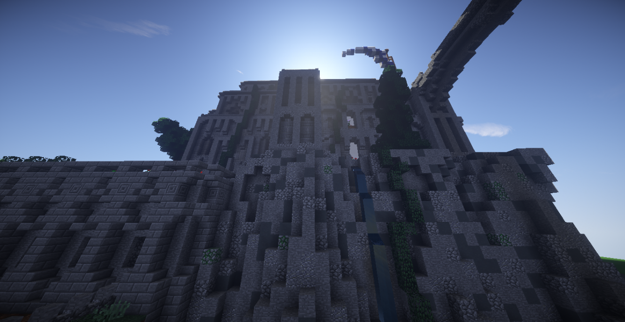 A Medieval city + Castle Minecraft Map