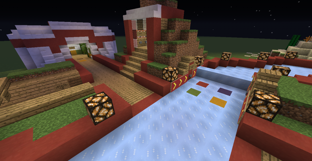 Ice Boat Race Track V1.2 (MC 1.9.2) Minecraft Map