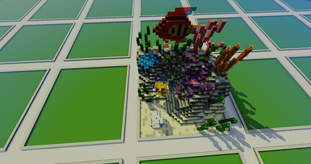 Coral Reef Plot Minecraft Map