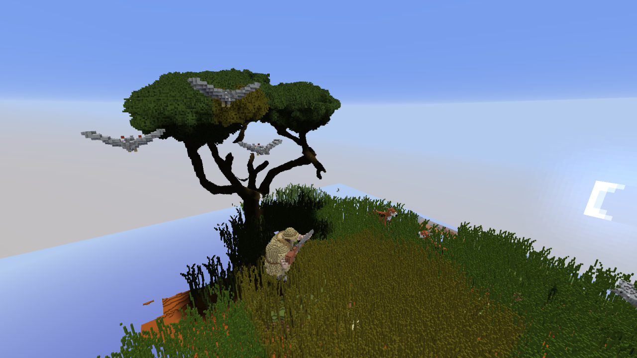 " One day in the savannah " Minecraft Map