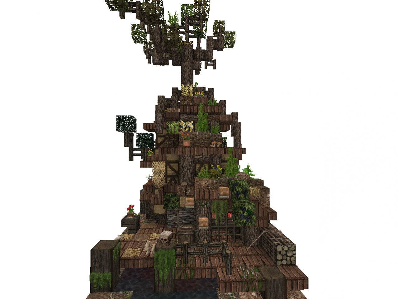 Forest house. #WeAreConquest Minecraft Map