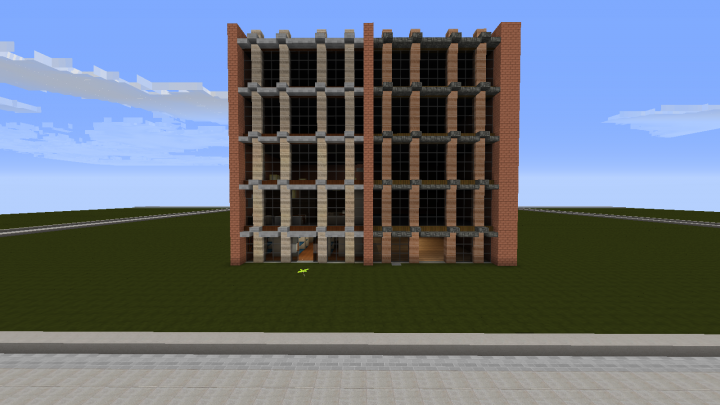 Two Tall Apartment Building Minecraft Map